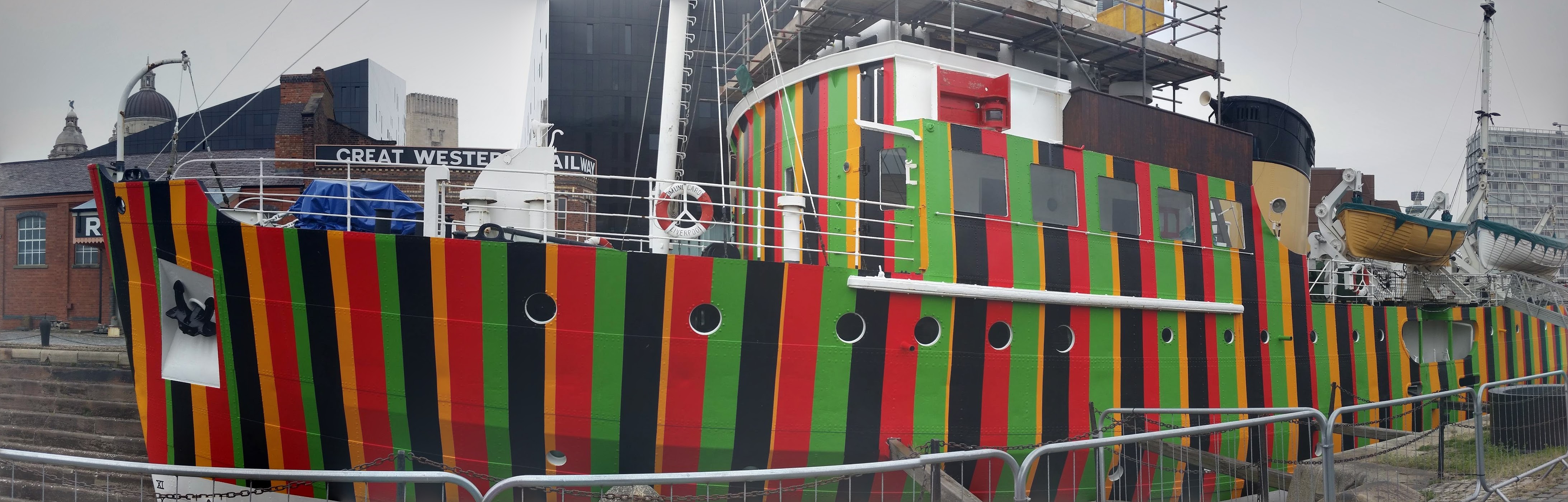 The dazzling dazzle ships of Liverpool – England's England